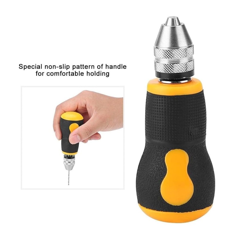 Manual Drill Hand Drill Tool Portable Tool Set Small Hand Drill,7110 ...