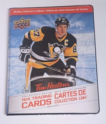 2016-17 TIM HORTONS COMPLETE BASE + 4 FULL INSERT SETS IN BINDER 149 ...