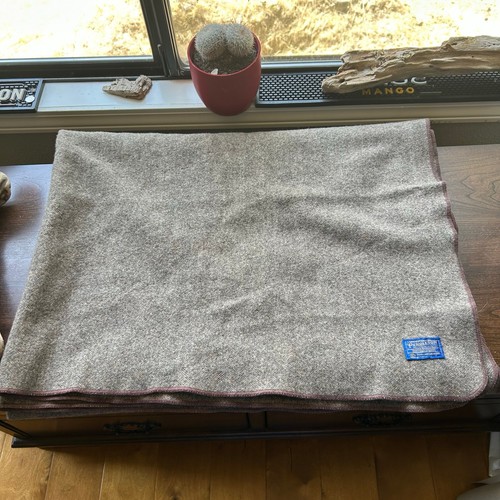 Pendleton Wool blanket 53 x 81” brown chevron pattern | eBay