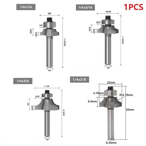 Reliable Round Over Beading Edging Router Bit 1Pc for Smooth ...