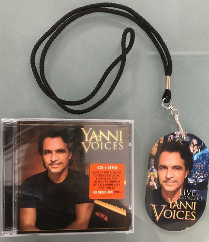 Yanni Voices by Yanni (CD + DVD, Mar-2009) New Sealed + Concert Pass ...