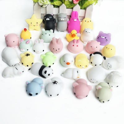 Soft Mochi Dingding Cartoon Animal Squishy Squeeze Healing Stress ...