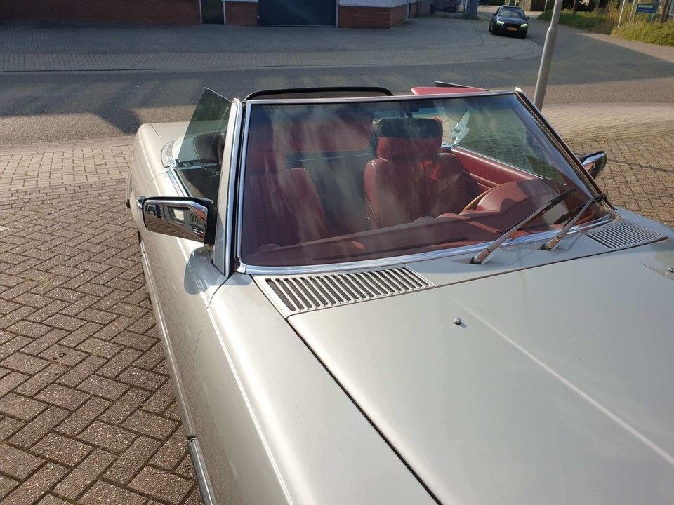 Convertible Wind deflector Mercedes SL R107 (1971-1989) Windblocker ...