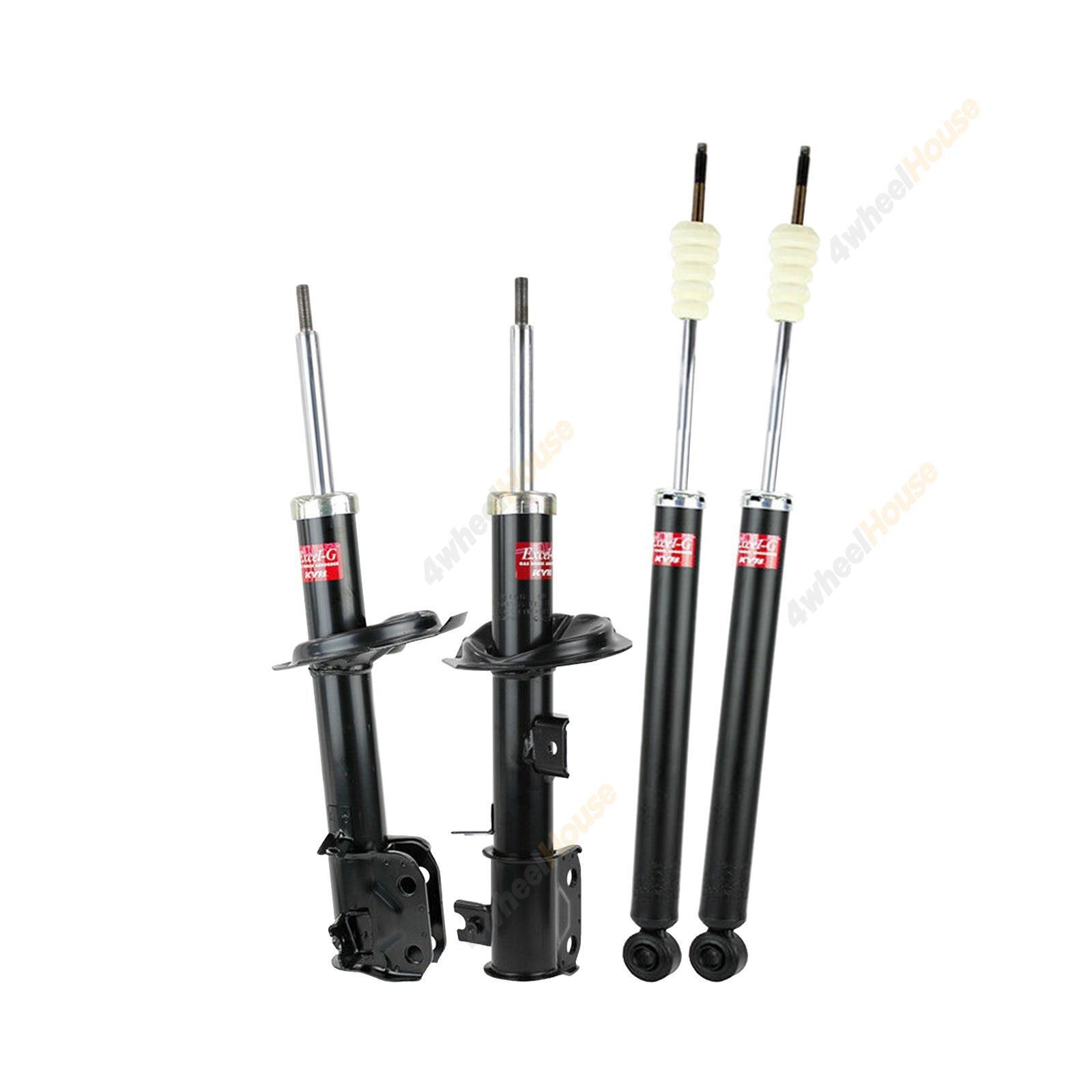 4 x KYB Strut Shock Absorbers Excel-G Front Rear 339187 339186 343493 ...