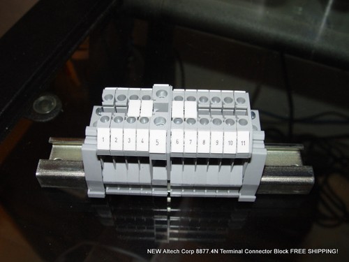 NEW Altech Corp 8877.4N Terminal Connector Block 32.1516.825-00SL FREE ...