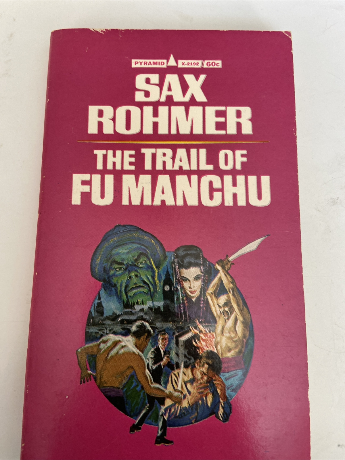 The TRAIL of Dr. FU MANCHU by Sax Rohmer! Vintage 1970 Pyramid Books PB ...