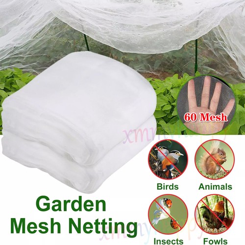 GARDEN FINE MESH PROTECT NETTING·VEGETABLE CROP PLANT·BIRD INSECT ...