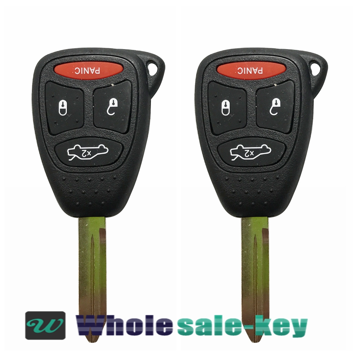 2 Replacement for Chrysler 2006-2010 PT Cruiser Remote Car Key Fob ...