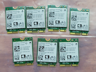 Lot of 7 Intel Wireless AX201NGW Dell Wifi Bluetooth 5.2 Adapter Card ...