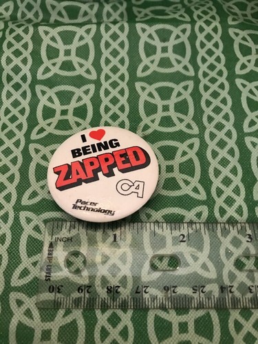 I Love Being Zapped CA Pacer Technology Pin Button FREE SHIPPING | eBay