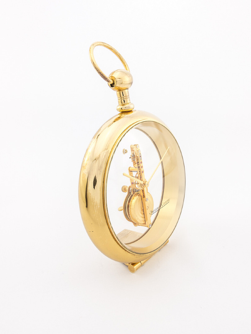 Jaeger LeCoultre Table Clock with 8 days baguette inline movement ...