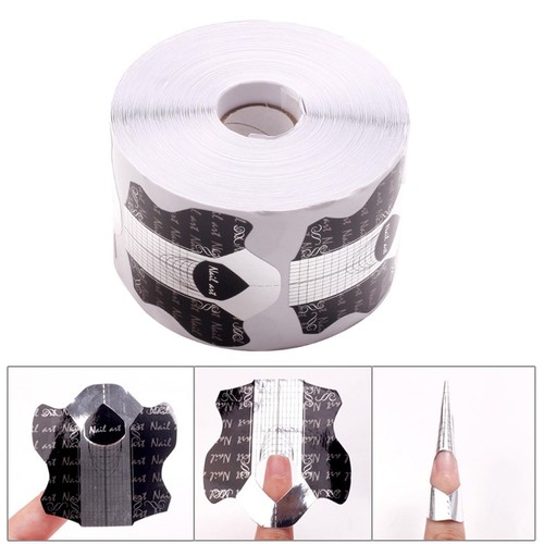 500Pcs Nail Extension Guide Stickers Manicure Design Paper Tray for DIY ...
