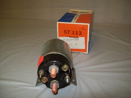 NAPA SOLENOID SWITCH ST- 113 CHECKER MOTORS 12 VOLT. | eBay