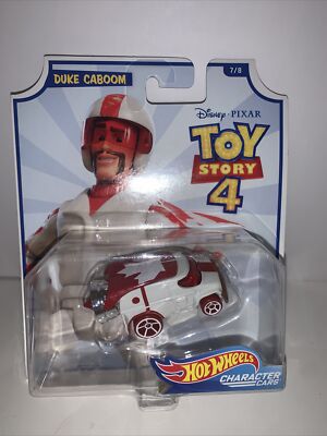 Hot Wheels Toy Story 4 Duke Caboom Character Cars by Disney and Pixar 7 ...
