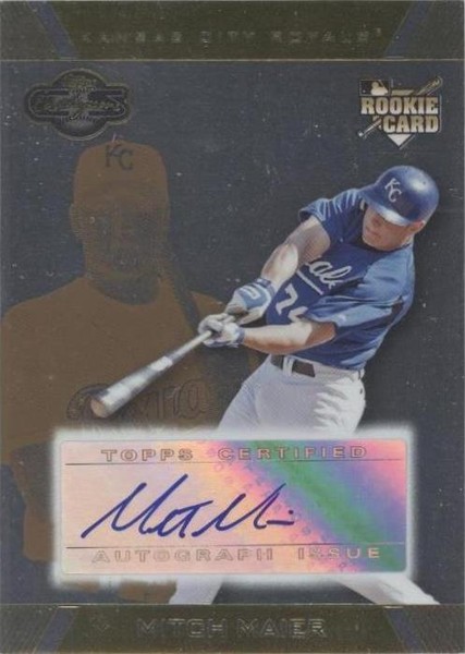 2007 Topps Co-Signers - Silver Gold #115 Mitch Maier /100 (AU, RC) for ...
