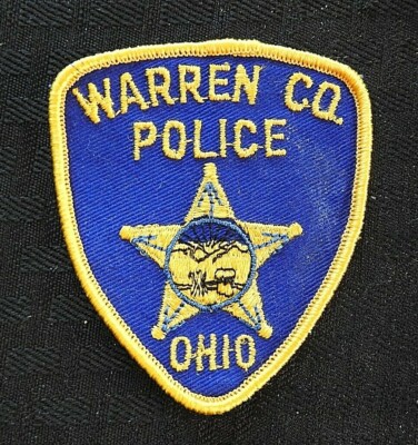 1960's "WARREN COUNTY POLICE" LEBANON OH OHIO PATCH NOT STATE OR ...