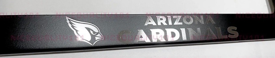 Arizona Cardinals Laser Engraved Etched Stainless Finished License ...