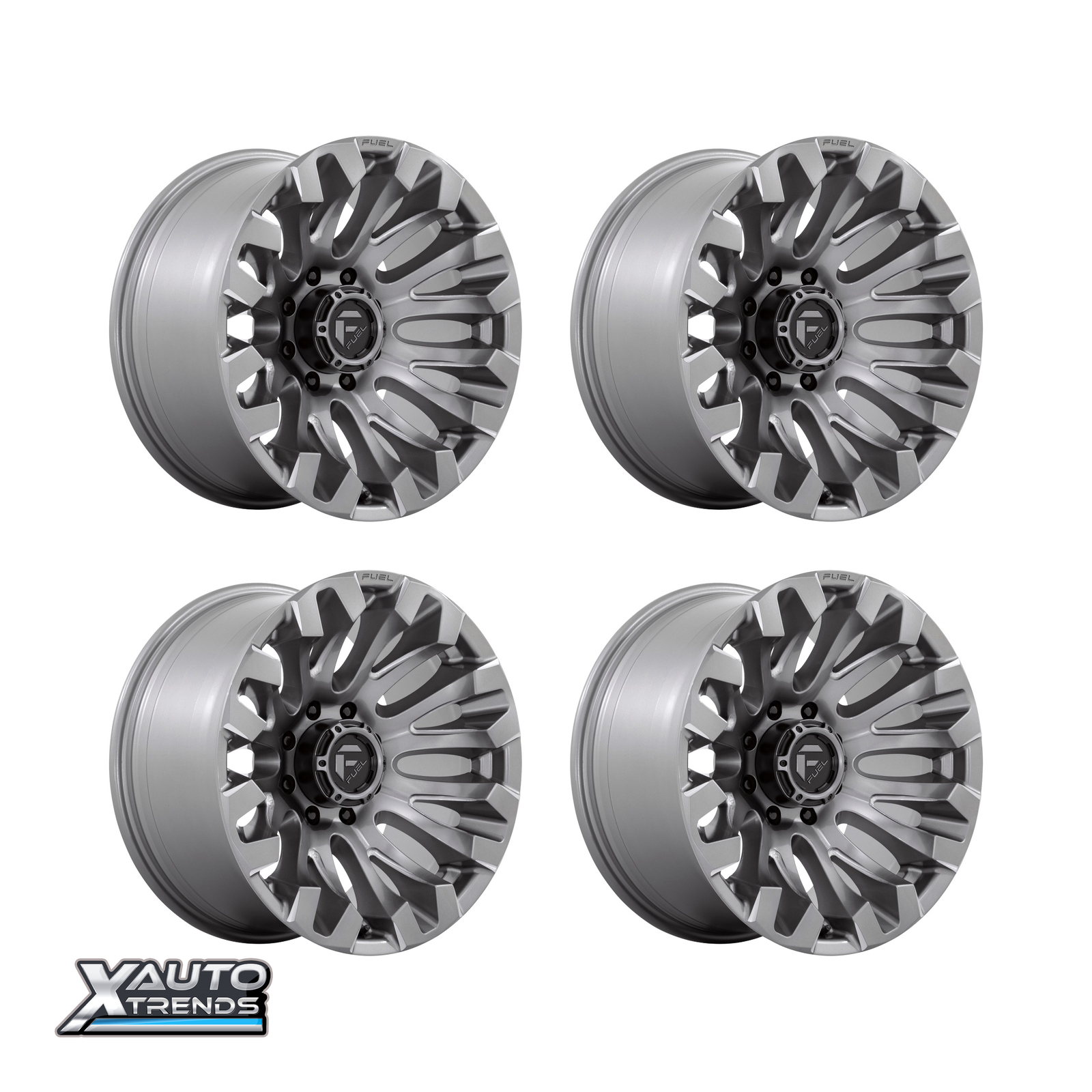 Fuel Off-Road D830 Quake Platinum 20X10 8X170 -18mm (Set of 4) | eBay