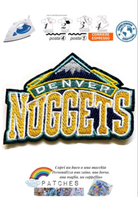 Patch Denver Nuggets basketball toppa termoadesiva pallacanestro badge ...