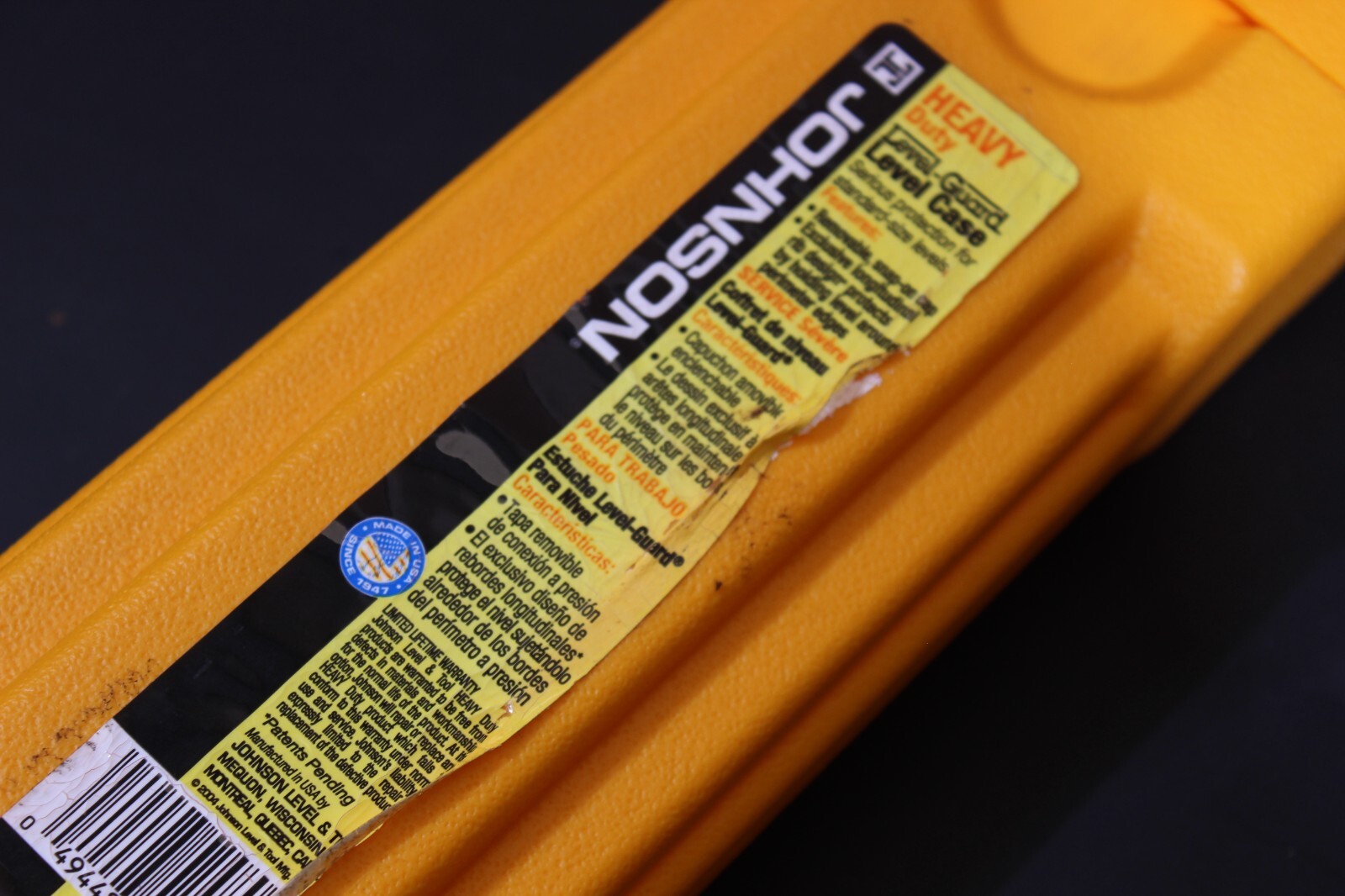 JOHNSON LEVEL LC48 LevelGuard 48 In. Molded Level Case | eBay