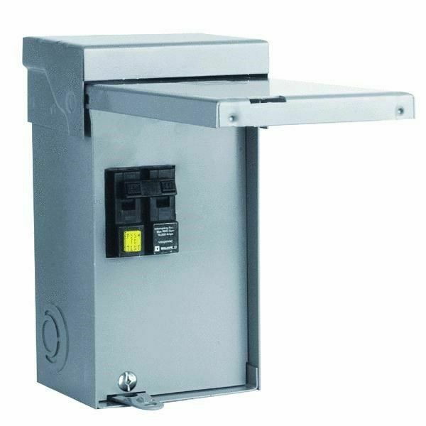 Homeline 50 Amp Square D 2 Space 4 Circuit Spa Panel Main Lug Load ...