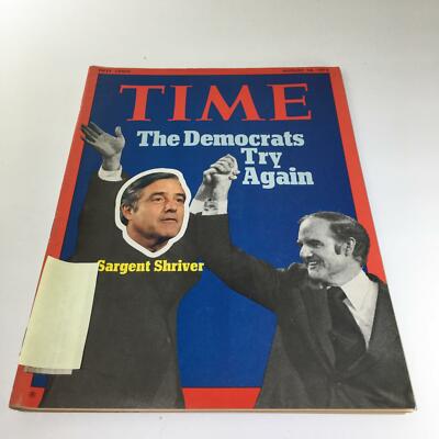 Time Magazine: August 14 1972 - The Democrats - Try Again Sargent ...