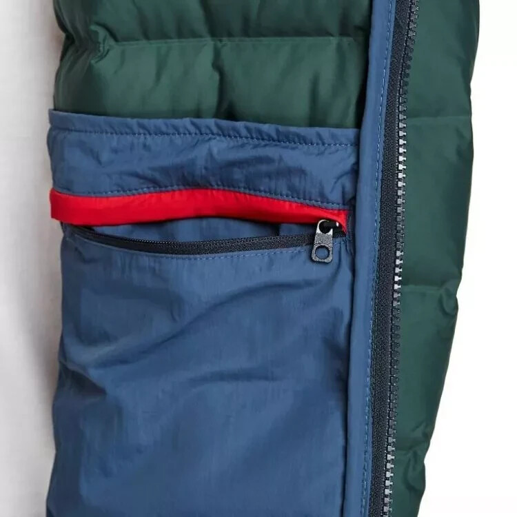 Timberland Men's Lightweight Waterproof Grey Goose Down Jacket Green ...