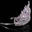 10cm Tall Large Adult Drip Crystal Wedding Bridal Queen Pageant Prom ...