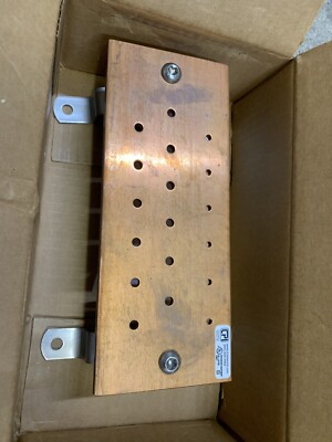 Copper Ground Bar Mounting Kit .25" x 2" x 10" Bus Bar w/ 12 terminal 1 ...