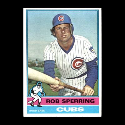 Rob Sperring 1976 Topps Rookie Chicago Cubs #323 Vintage GM! | eBay