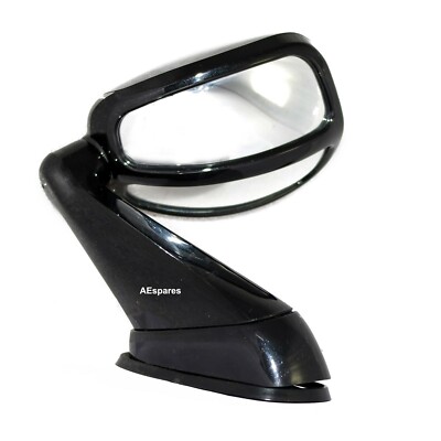 Car Bonnet Fender Side Mirror Wide Angle View LH Side Black Universal ...