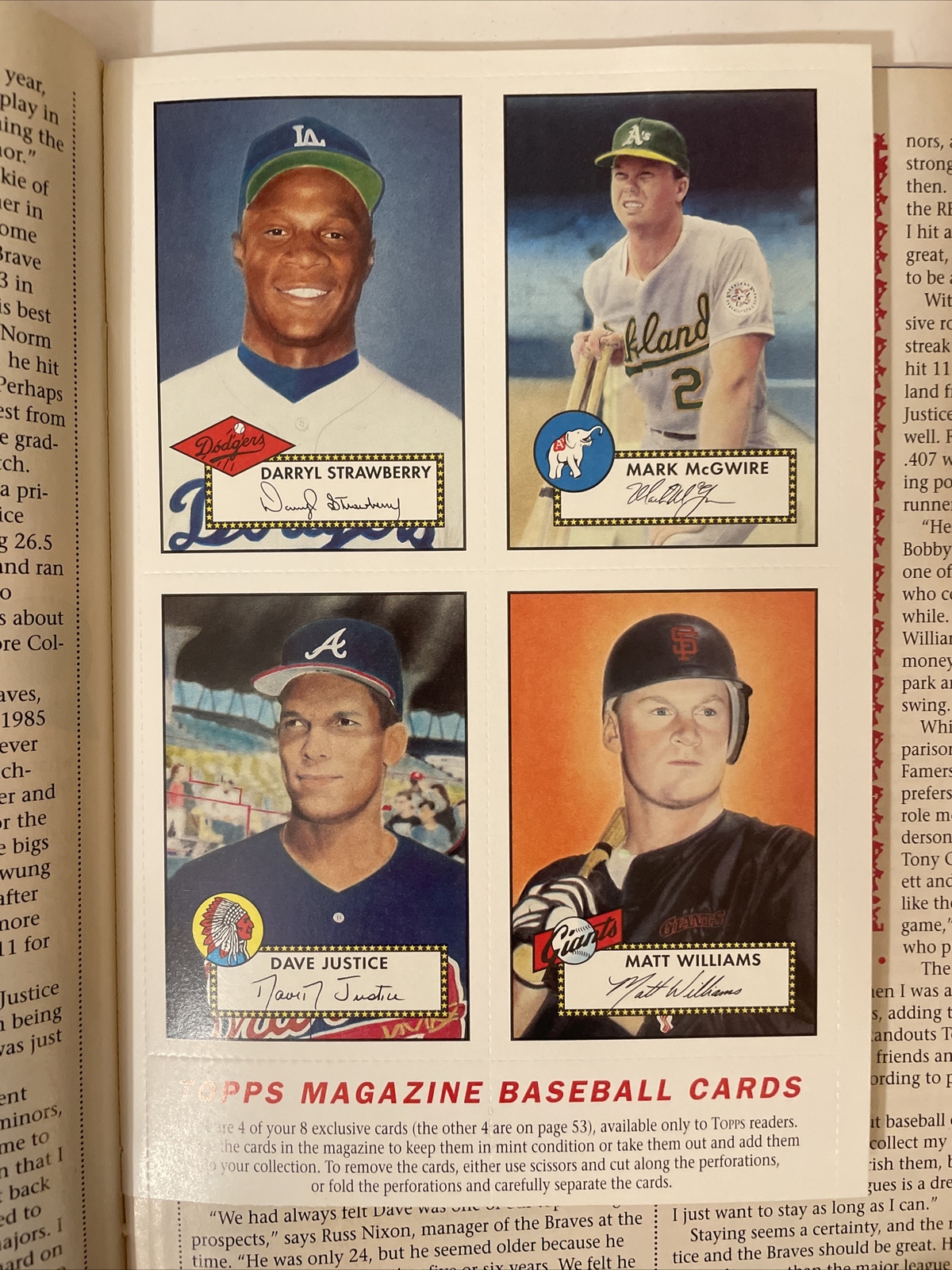 1991 Winter Topps Magazine Cecil Fielder w/Uncut Cards & Poster EDITION ...