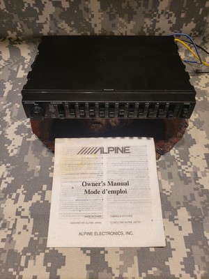 ALPINE 3331 Graphic Equalizer EQ 11-Band+Sub X-Over Ultra Rare Old ...