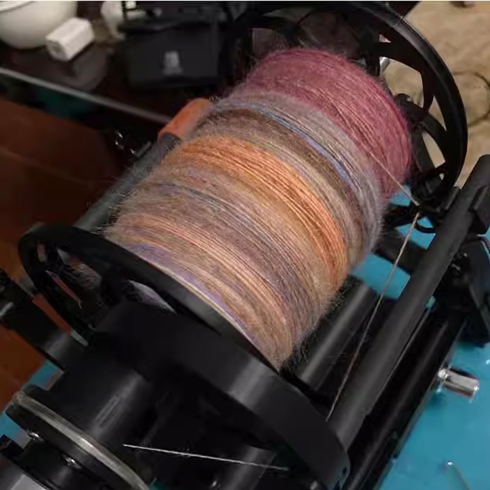 Electric Wool Spinning Wheel Compact Yarn Spinner Dual-Function ...
