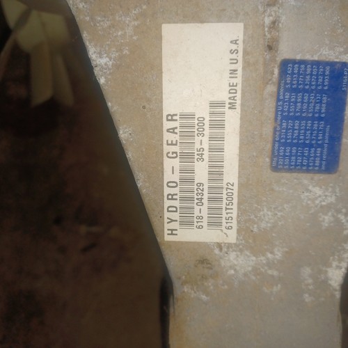 Cub Cadet GT1554 GT 1222 Transmission Transaxle Hydrogear 618-04329 | eBay