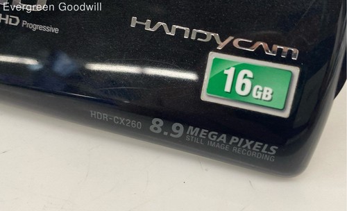 Sony Handycam HDR-CX260 HD SD Card Camcorder Powers On Untested | eBay