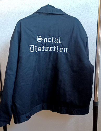 Social Distortion Dickies Work Jacket 2XL Mike Ness Punk Rock ...