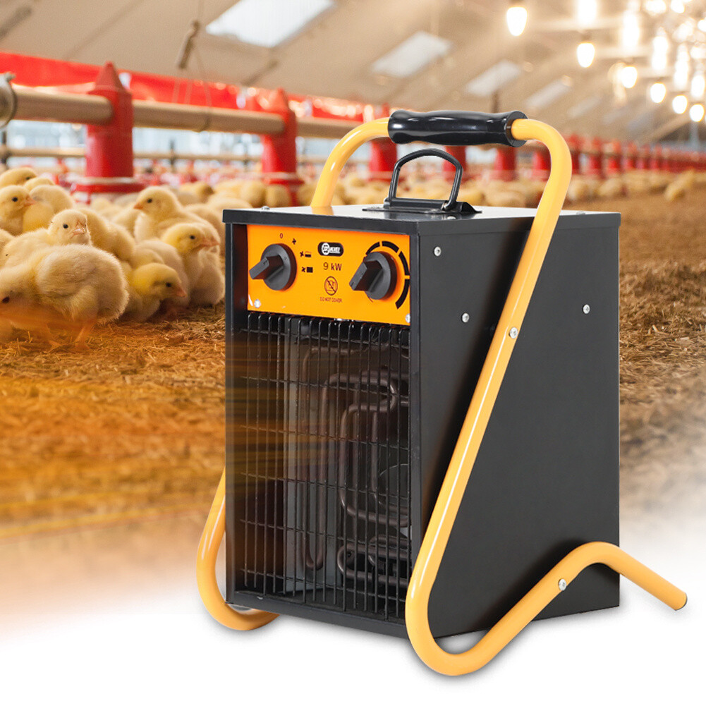 Electric Space Fan Heater Industrial Garage Workshop Space Air Heat ...