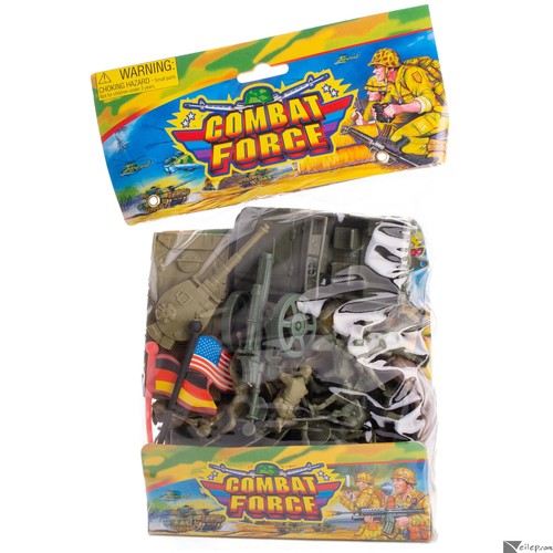 Army Men, Tank, Truck, Cannon, Combat Force Base Military 40pc Play Set ...