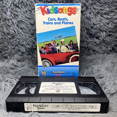 Kidsongs View-Master Video VHS Tape 1986 Music Cars Boats Trains and ...