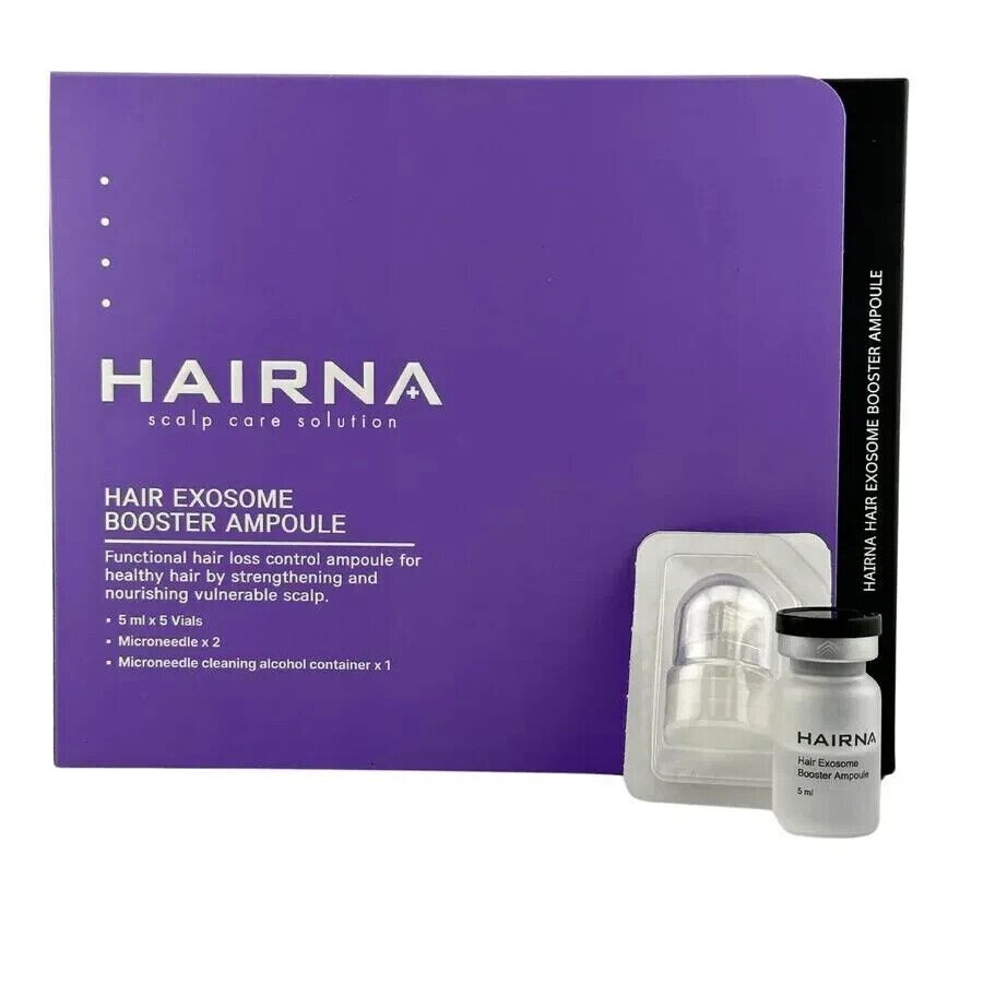 Hairna Exosome Hair Booster Ampoule – Stops Hair Loss & Regrows | 5ml x ...