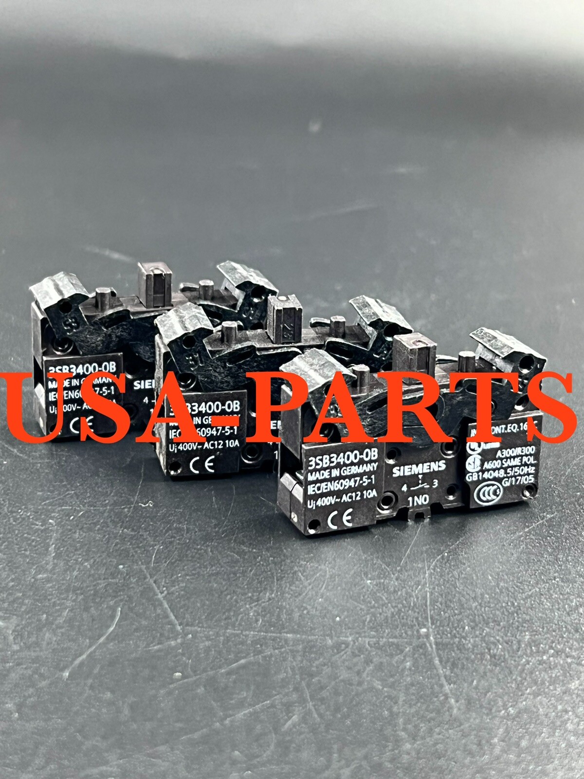 NEW SIEMENS 3SB3400-0B Contact Block 1-N.O. Contact Element Screw ...