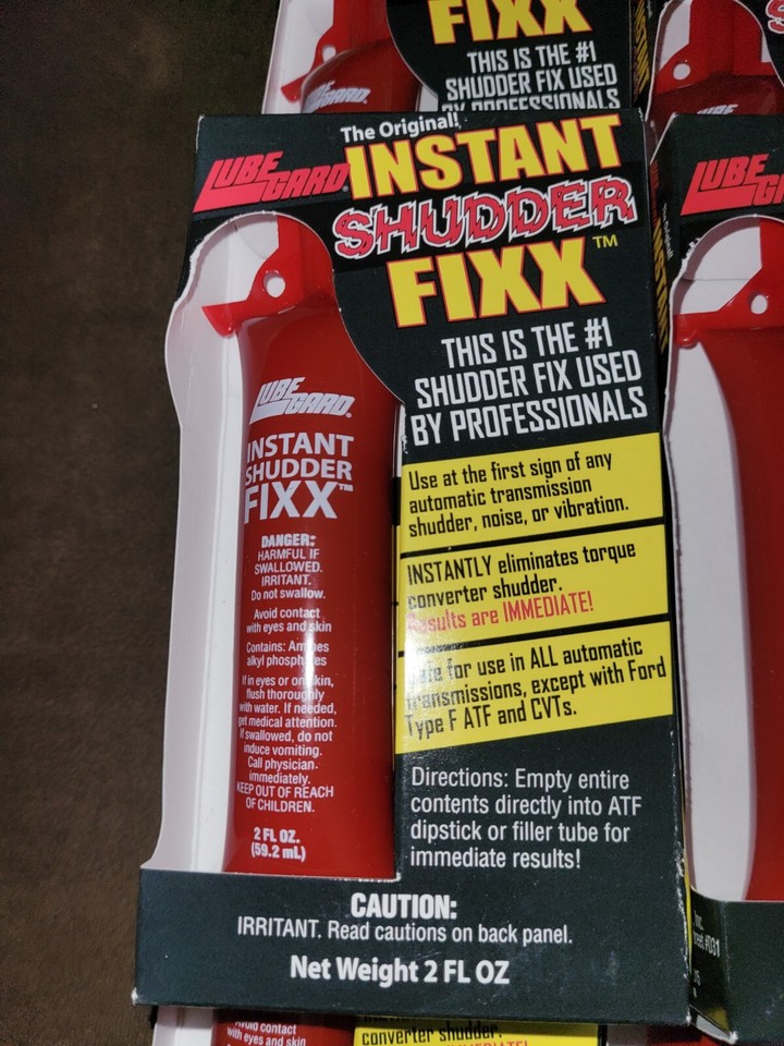 Lot Of 12 Lubegard Instant Shudder Fixx 2 Fl oz Tube Lock Up Shudder ...