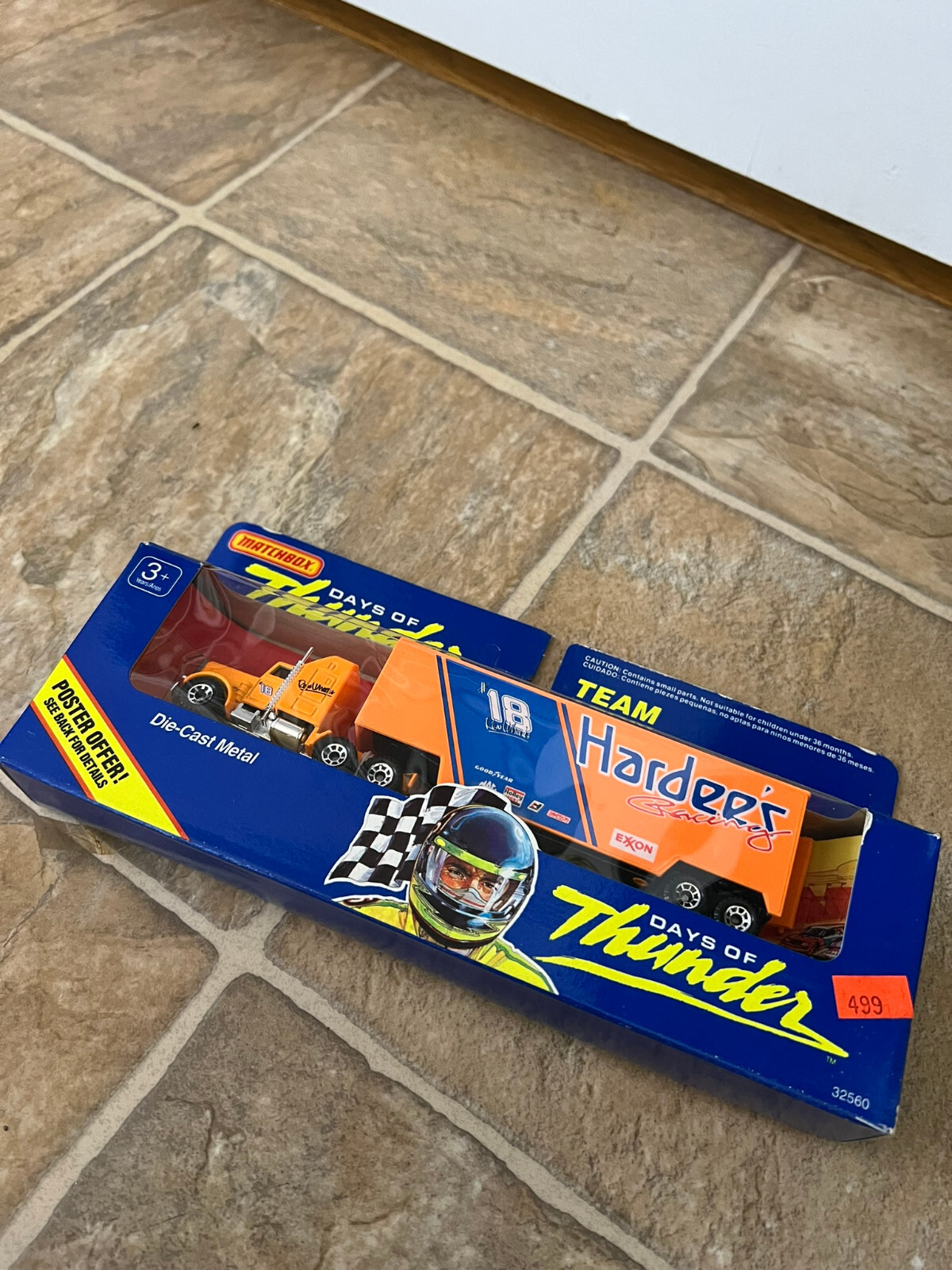 Days of Thunder Matchbox Convoy Kenworth Box Truck Hardees's Racing ...