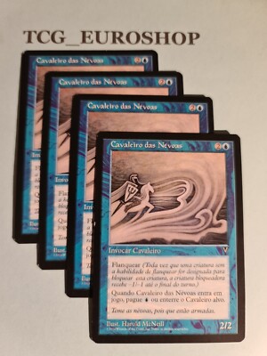 KNIGHT OF THE MISTS ︎PLAYSET ︎VISIONS ︎PORTUGUESE ︎1997 ︎MTG ︎NM ...