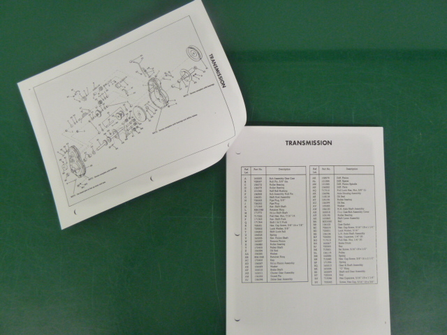 SIMPLICITY 1971 637 YEOMAN RIDING TRACTOR MOWER PARTS LIST MANUAL ...