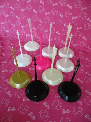 Mattel Barbie Original Doll Stands Straddle Multicolor Lot of 10 | eBay