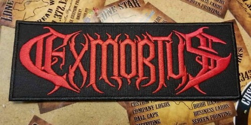 LARGE EMBROIDERED EXMORTUS METAL BAND PATCH (Please Read Ad) | eBay