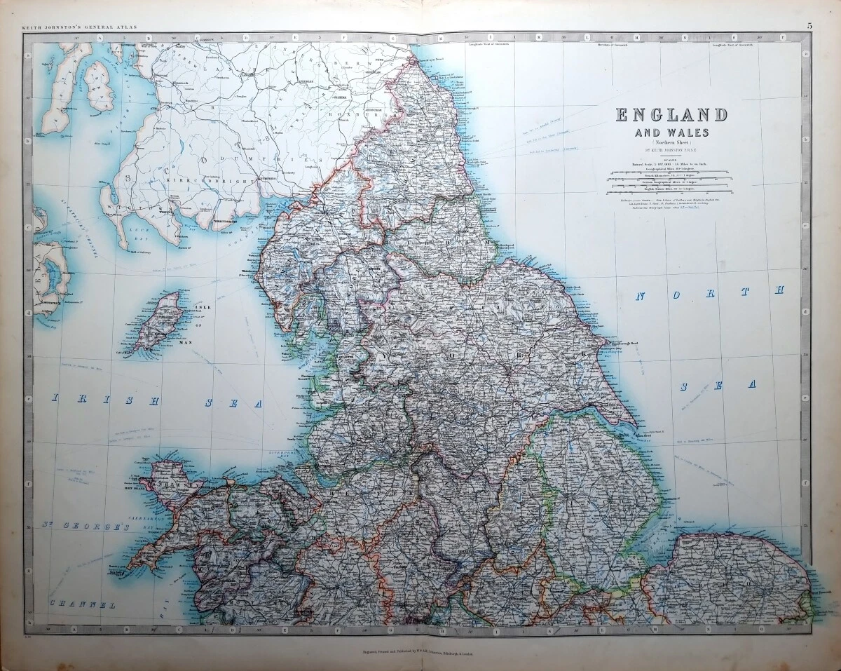 Durham Map England