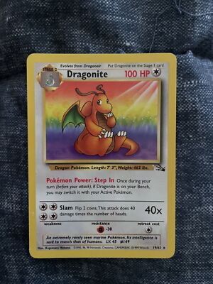 Pokémon Dragonite 19/62 Base Set Card. Near Mint! | eBay